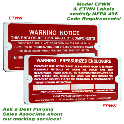 Pressurization Unit Accessories | Best Purging Systems Corporation