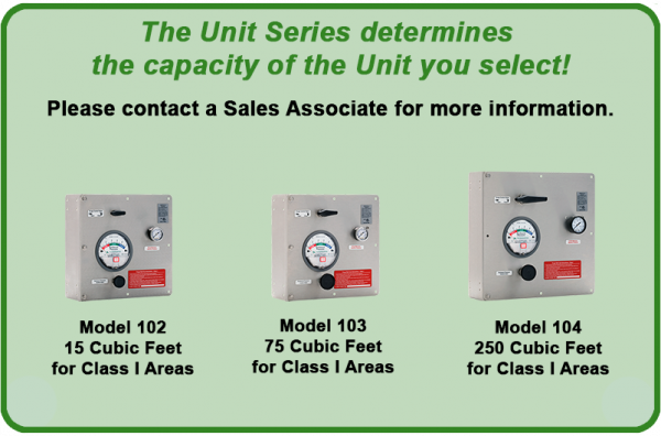 Purge Unit Model Number Matrix | Best Purging Systems Corporation